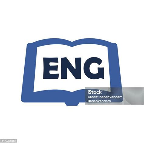 흰색 배경에 영어 책 아이콘 벡터 일러스트 레이 션 벡터 일러스트 레이 션 사전에 대한 스톡 벡터 아트 및 기타 이미지 사전 알파벳 책 Istock