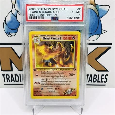 Blaines Charizard 1st Edition 2132 Gym Challenge Holo 2000 Pokemon