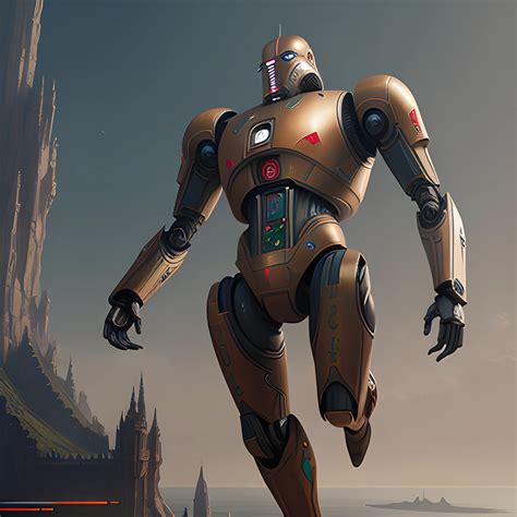 Small Droid Small Flying Robot Fantasy High Fantasy 8k Phot