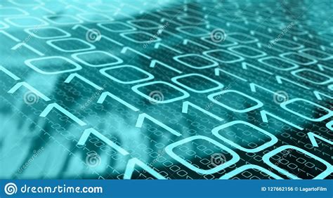 transfer big data technology future machine learning concept stock illustration illustration