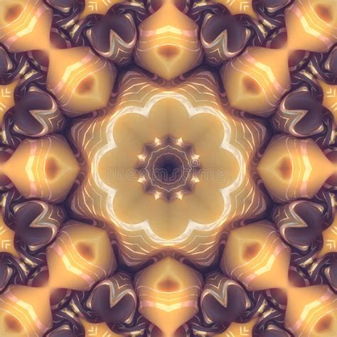 Intricate Ink Illustration Face With Swirls And Geometric Balance Stock Illustration