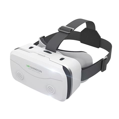 Vrshinecon G15 헬멧 가상 현실 Vr 안경 올인원 게임 폰 3d 안경흰색