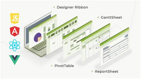 Elevate Javascript Spreadsheets With Designer Ribbon Pivottable