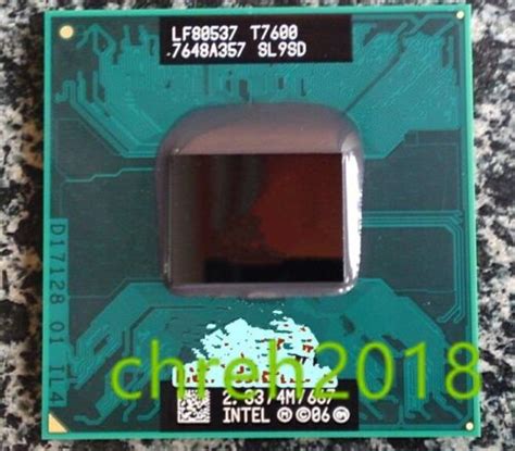 Intel Core 2 Duo T7600 CPU Dual Core 2 33GHz 4MB 667 MHz Socket M Processor EBay
