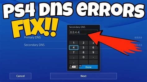 How To Fix Error DNS Server Cannot Be Used On PS4 Updated 2025