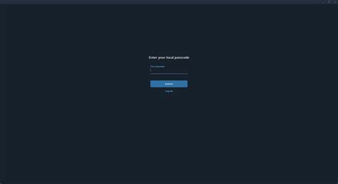 Missing A T In The Local Passcode Interface · Issue 25848