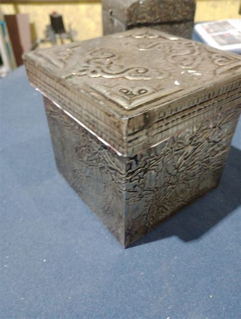 Caixa Revestida Com Alumínio Latonado Elo7 Produtos Especiais