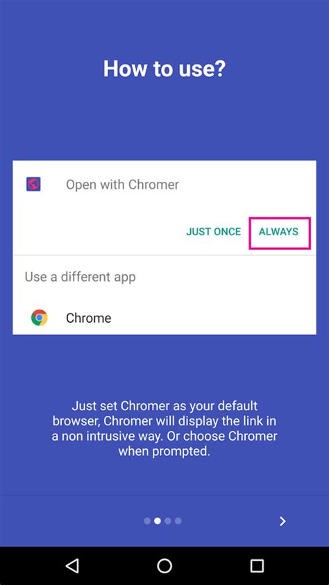 Chromer Opens All Of Your Links In A Chrome Custom Tab