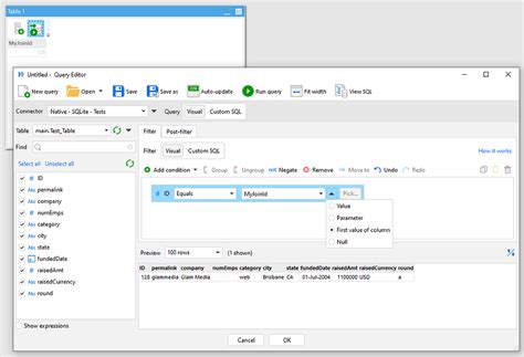 How Does Select Matching Database Rows Work Easymorph Community Data Preparation