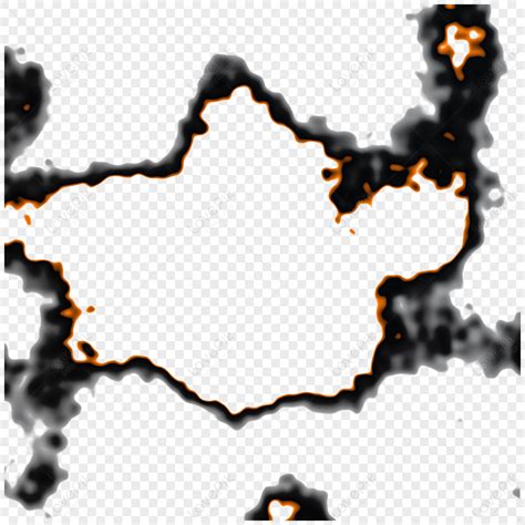 불규칙한 불타는 종이 일러스트 재양피지가장자리불꽃 Png 일러스트 무료 다운로드 Lovepik
