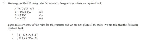 Solved To Compute Nullable Symbols We Use The Followi