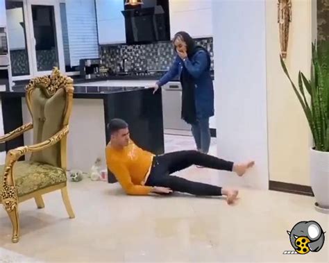 شوخی بانوی ایرانی با شوهر بدبختش فیلو