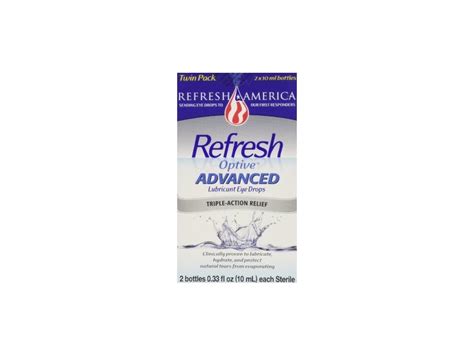 Refresh Optive Advanced Lubricant Eye Drops Allergan Ingredients And Reviews