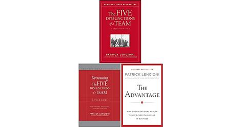 Patrick Lencioni 3 Books Collection Set The Five Dysfunctions Of A