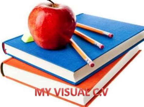 My Visual Cv Pptx Educational Assessment Education