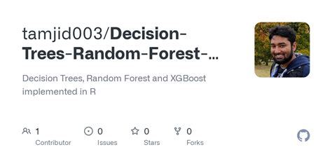 Github Tamjid003decision Trees Random Forest And Xgboost Decision Trees Random Forest And