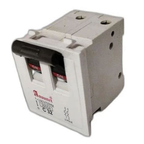 Amountex 32 Amp Double Pole Modular Mcb At Rs 290 Piece Mcb In Delhi Id 26158352188