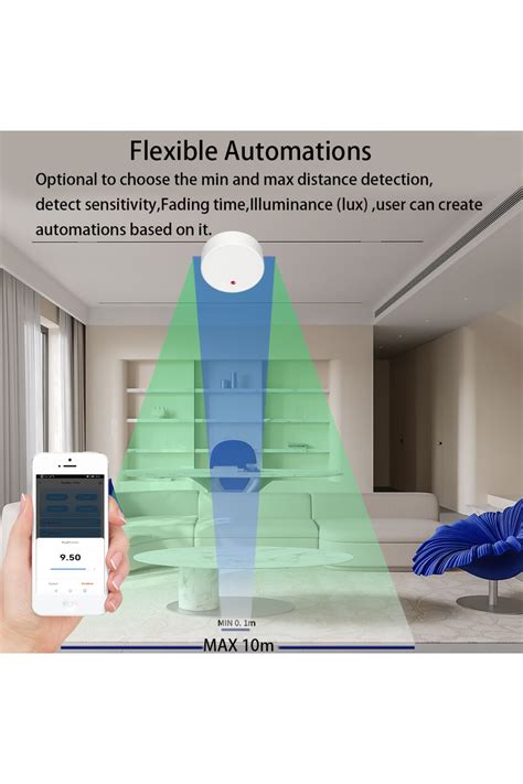 Choice Tuya Zigbee Presence Sensor Mmwave Radar Wave Human Detector Motion Detector Work With