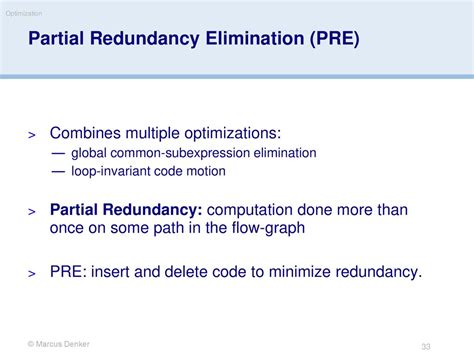 9 Optimization Marcus Denker Ppt Download