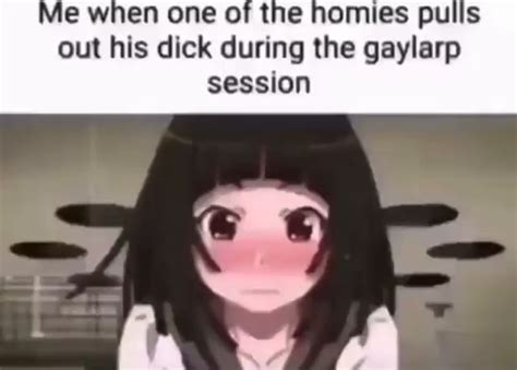 Me When One Of The Homies Pulls Out His Dick During The Gaylarp Session