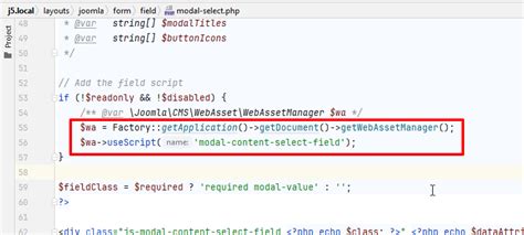 Creating A Custom Form Field Type In Joomla 5 Using The Modal Select Example The Joomla