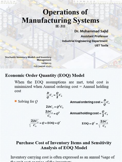 Lecture 03 Stochastic Inventory Download Free Pdf Inventory Economics