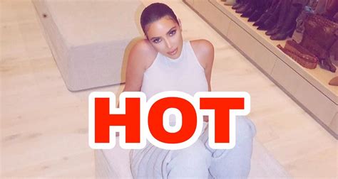 Chillin Hottie Kim Kardashian Sets The Internet On Fire With Her