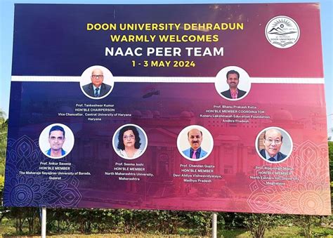 Sujal Dewakar On Linkedin Naac Survey Doon University