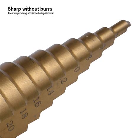 3 Pcs Step Drill Bit Set Inches Or MM Harden Tools Philippines