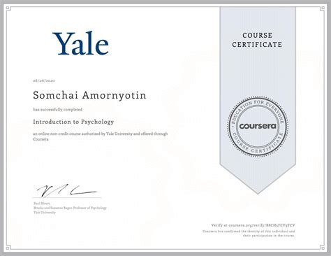 Coursera Certificate