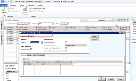 Project Quotations Management In Microsoft Dynamics Ax 2012 Highlights Of Its Capabilities