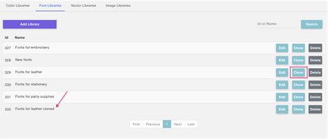 Font Libraries Customily