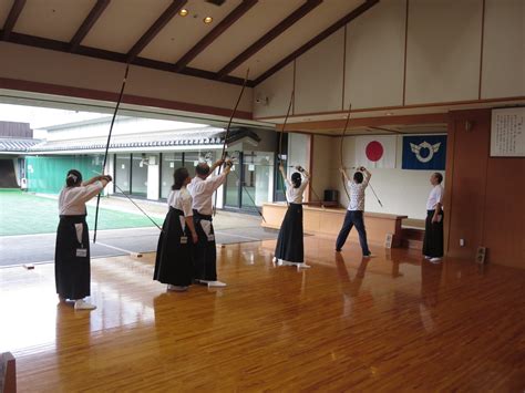 弓道教室7回目 滋賀県立武道館