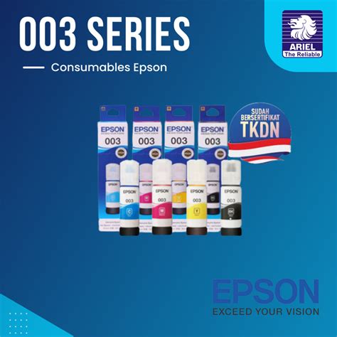 Jual Tinta Original Epson Series Tkdn Shopee Indonesia
