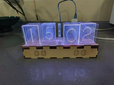 Led Arduino Nixie Clock Crafting A Futuristic Glow For The New Year 5 Steps With Pictures