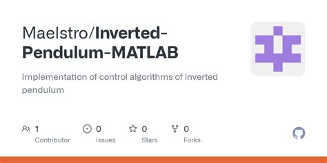 GitHub Maelstro Inverted Pendulum MATLAB Implementation Of Control Algorithms Of Inverted
