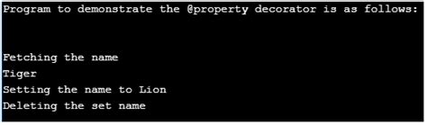 Python Property Working Of Property Function With Examples