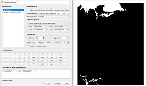 Calculatrice Raster De Qgis Analyse Et Traitement Geomatick