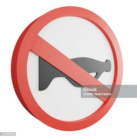 3d는 흰색 배경에 격리된 경적 기호 아이콘이 없으며 빨간색 필수 기호입니다 0명에 대한 스톡 사진 및 기타 이미지 0명 3차원 형태 개념 Istock