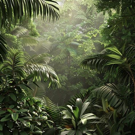 Quotrainforest Canopy Lush Vegetation And Biodiversityquot Premium Ai