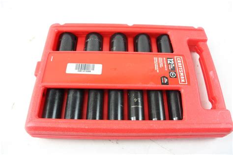 Craftsman 12 Pc Deep Impact Socket Set Property Room