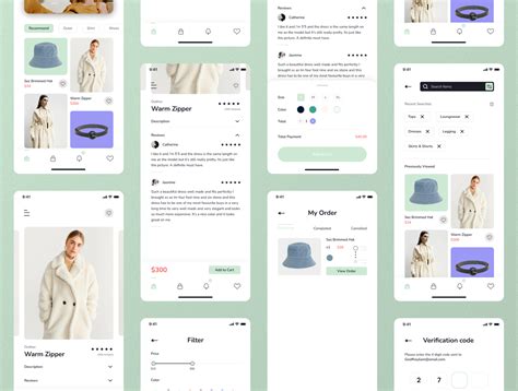 ECommerce App UI Kits Premium UI For Mobile Web