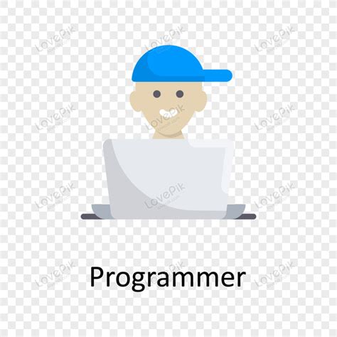 프로그래머 벡터 평면 아이콘 디자인 일러스트 레이 션 Png 일러스트 무료 다운로드 Lovepik