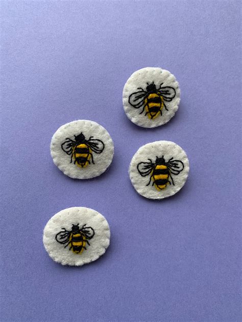 Bee Badge Etsy
