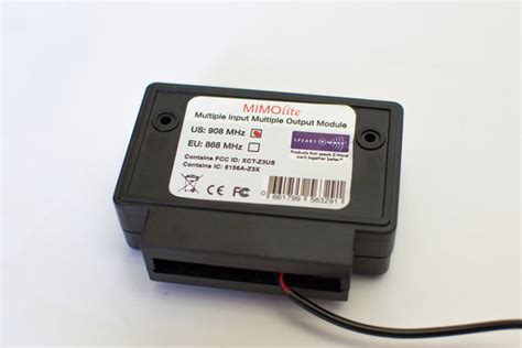 z wave mimolite low voltage input output module innovative home systems