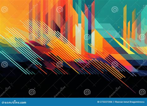 Vibrant Abstract Background An Abstract Background Illustration Featuring Vibrant Colors And