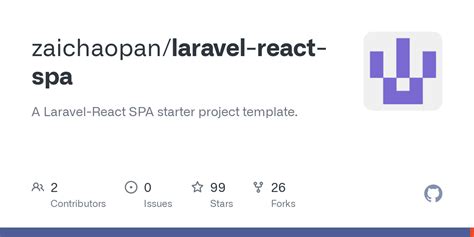 Github Zaichaopan Laravel React Spa A Laravel React Spa Starter Project Template