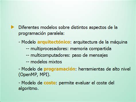 Tipos de problemas paralelos Metodología de desarrollo de programas