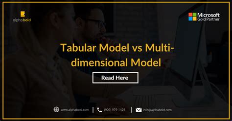 Tabular Vs Multi Dimensional Models Which To Choose