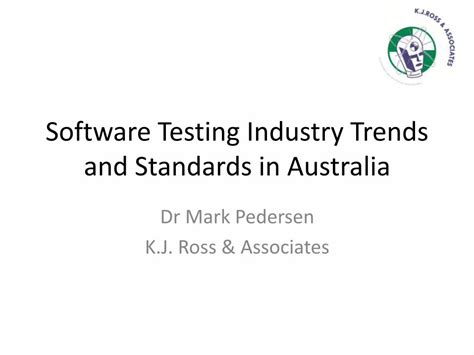 Pdf Software Testing Industry Trends And Standards In · Pdf